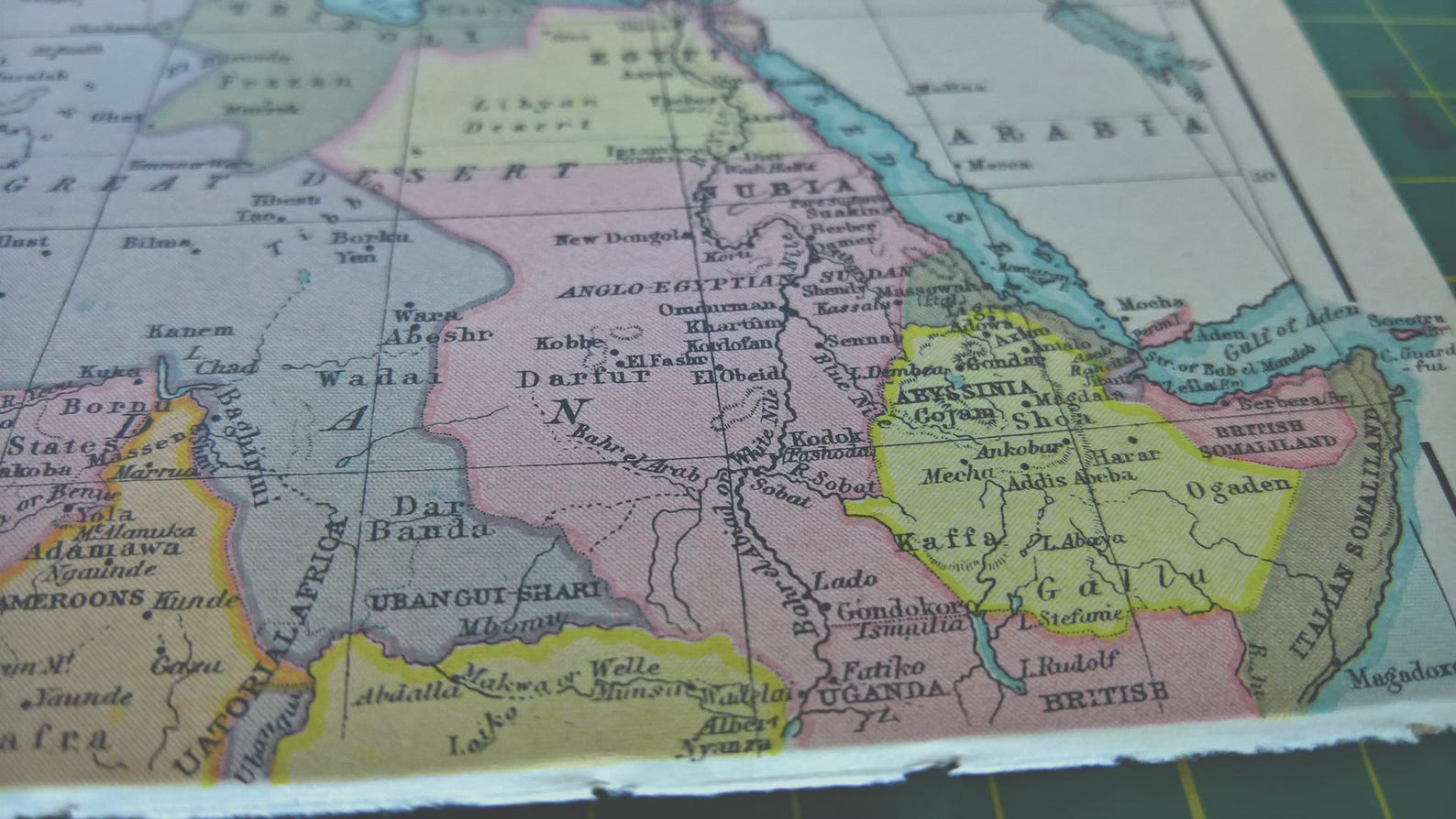 1910s Vintage Map of Africa | Etsy