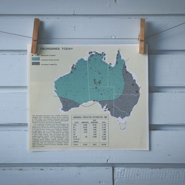 Aboriginal Map of Australia - Etsy