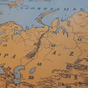 1941 Vintage World Map - Etsy