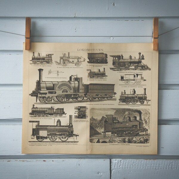 Locomotives - Etsy