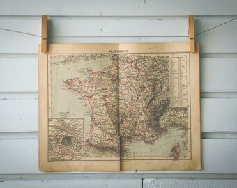 France Wood Cutout High Detail Laser Cut Outline of France 12 Wood Map ...