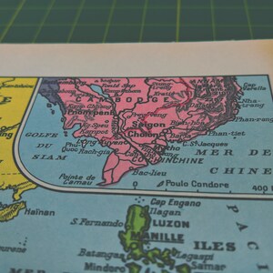 1956 Vintage Map of India & Southeast Asia - Etsy