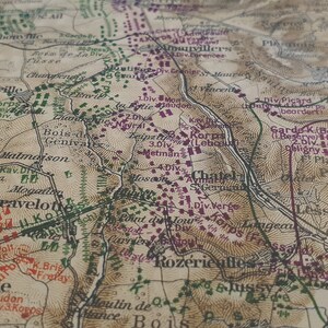 1907 Vintage Siege of Metz Map | Etsy