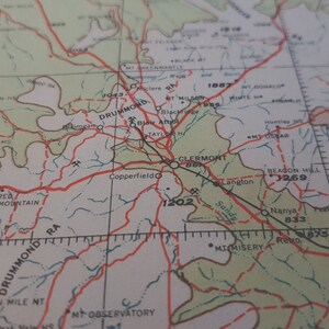 1968 Vintage Isaac Region Map - Etsy