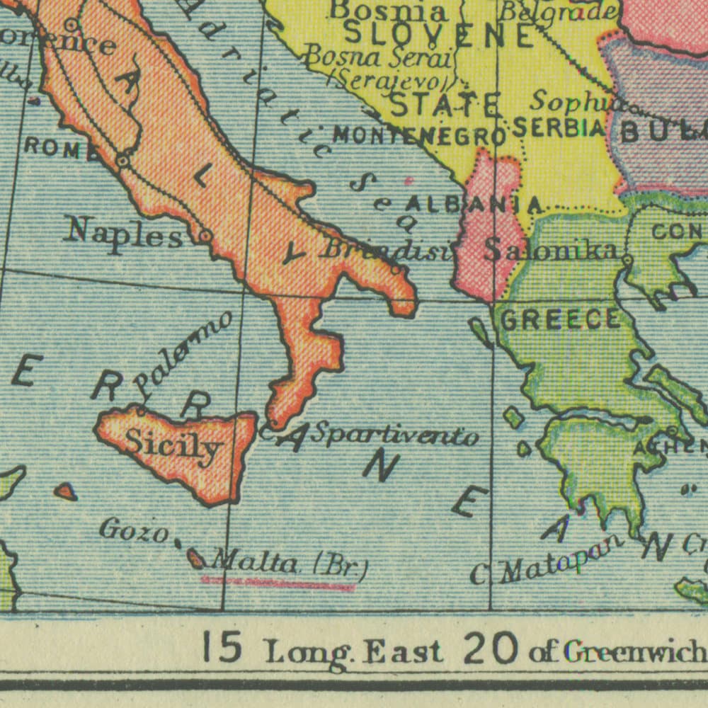 1930s map of europe