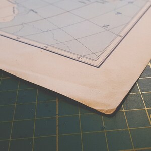 1958 Vintage World Map - Etsy