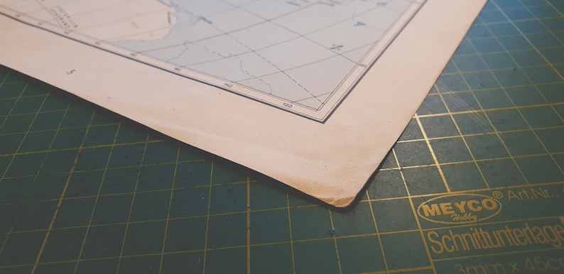 1958 Vintage World Map - Etsy