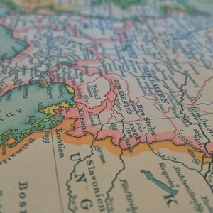 1908 Vintage Map of Hohenstaufen Dynasty Lands - Etsy