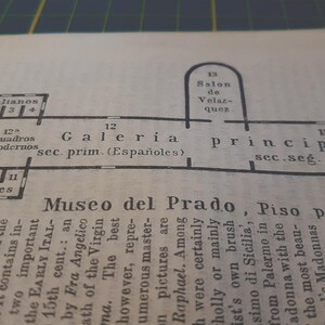 1901 Vintage Plan of the Prado Museum - Etsy