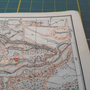 1904 Vintage Map of Pavlovsk - Etsy