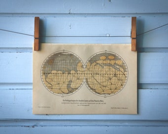 Mars Map - Etsy