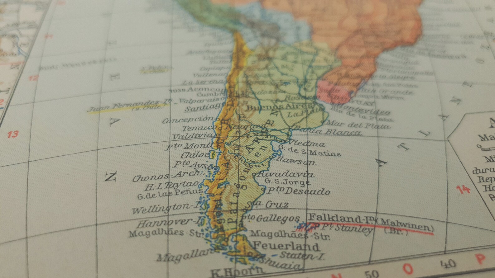 1939 Vintage Map of the Americas - Etsy