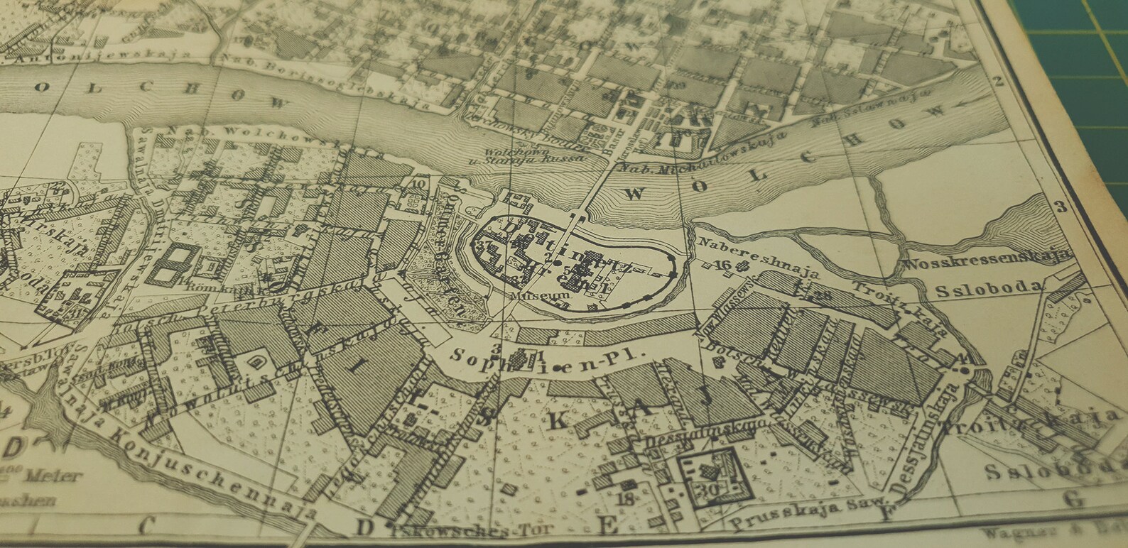 1912 Vintage Veliky Novgorod Map - Etsy