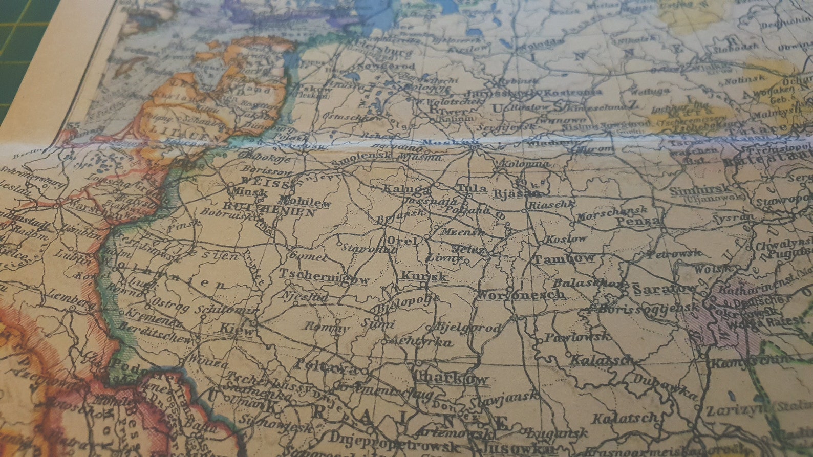 1943 Vintage Map of Russia - Etsy