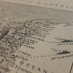 1935 Vintage Map of USA - Etsy