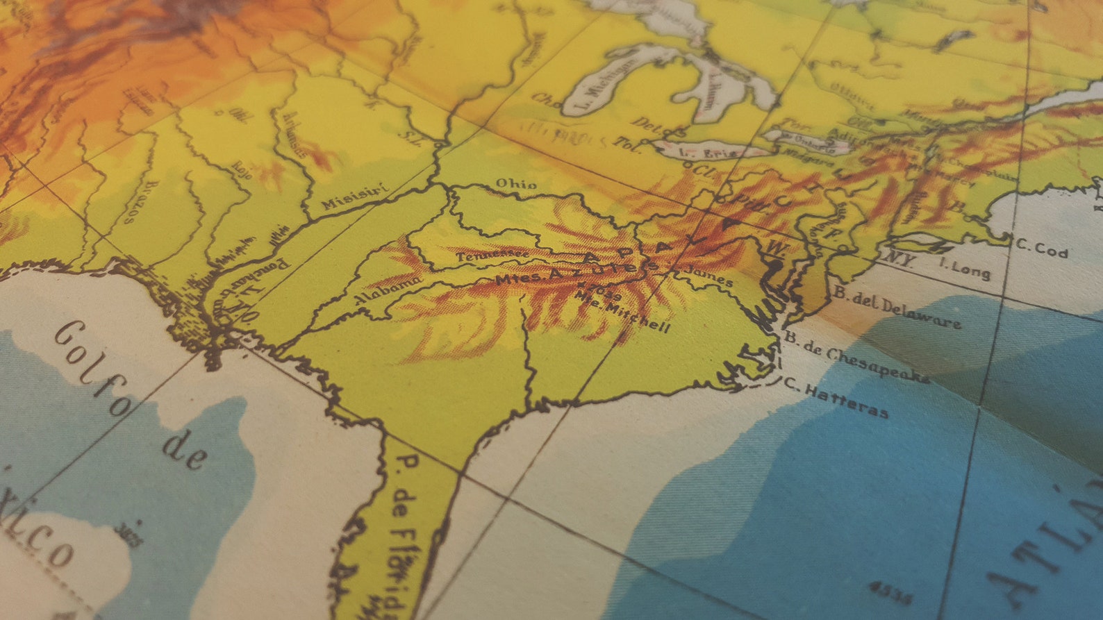 1950 Vintage North America Map - Etsy