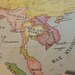 1950 Vintage Map of Asia - Etsy