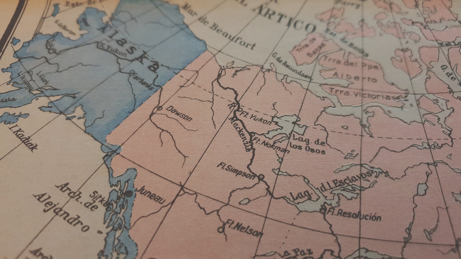 1950 Vintage North America Map | Etsy