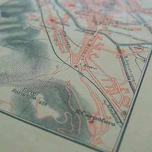 1892 Vintage Map of Como - Etsy