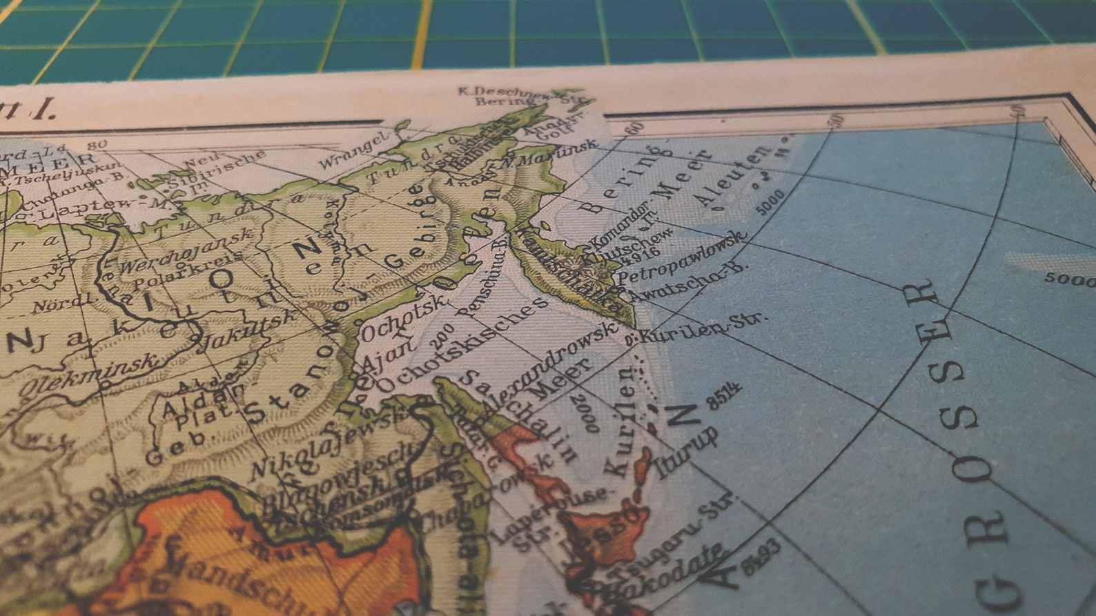 1936 Vintage Map of Asia - Etsy