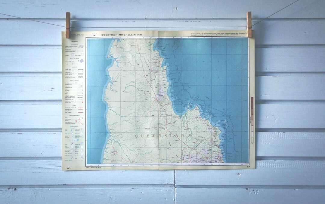 1968 Vintage Shire of Cook Map - Etsy