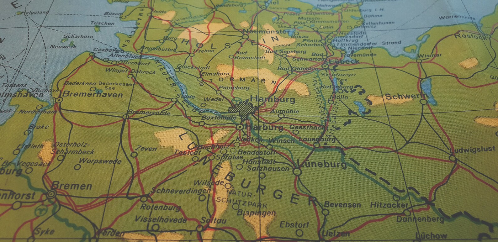 1950s Vintage Map of Germany | Etsy