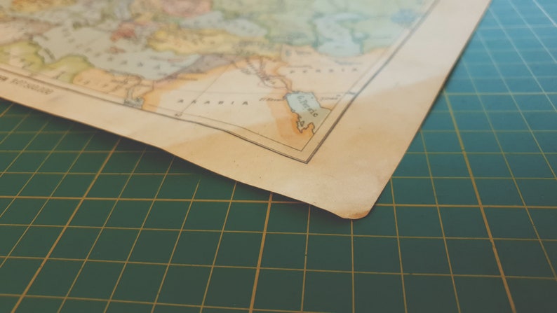 1924 Vintage Map of Europe | Etsy