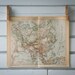 1893 Vintage Map of Asia - Etsy