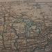 1893 Vintage USA Map - Etsy