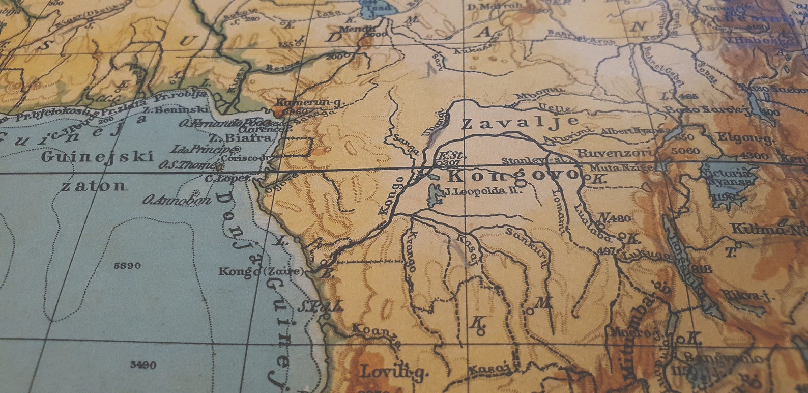 1920s Vintage Map of Africa - Etsy