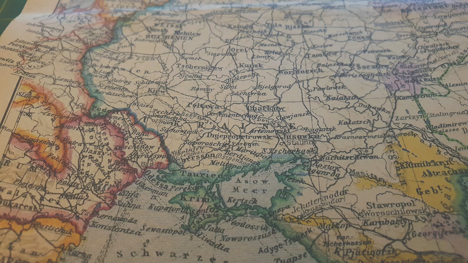 1943 Vintage Map of Russia - Etsy