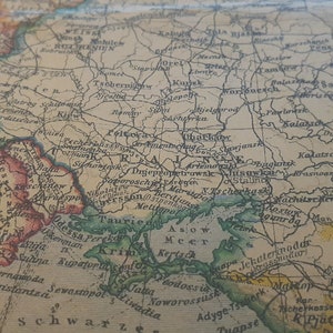 1943 Vintage Map of Russia - Etsy