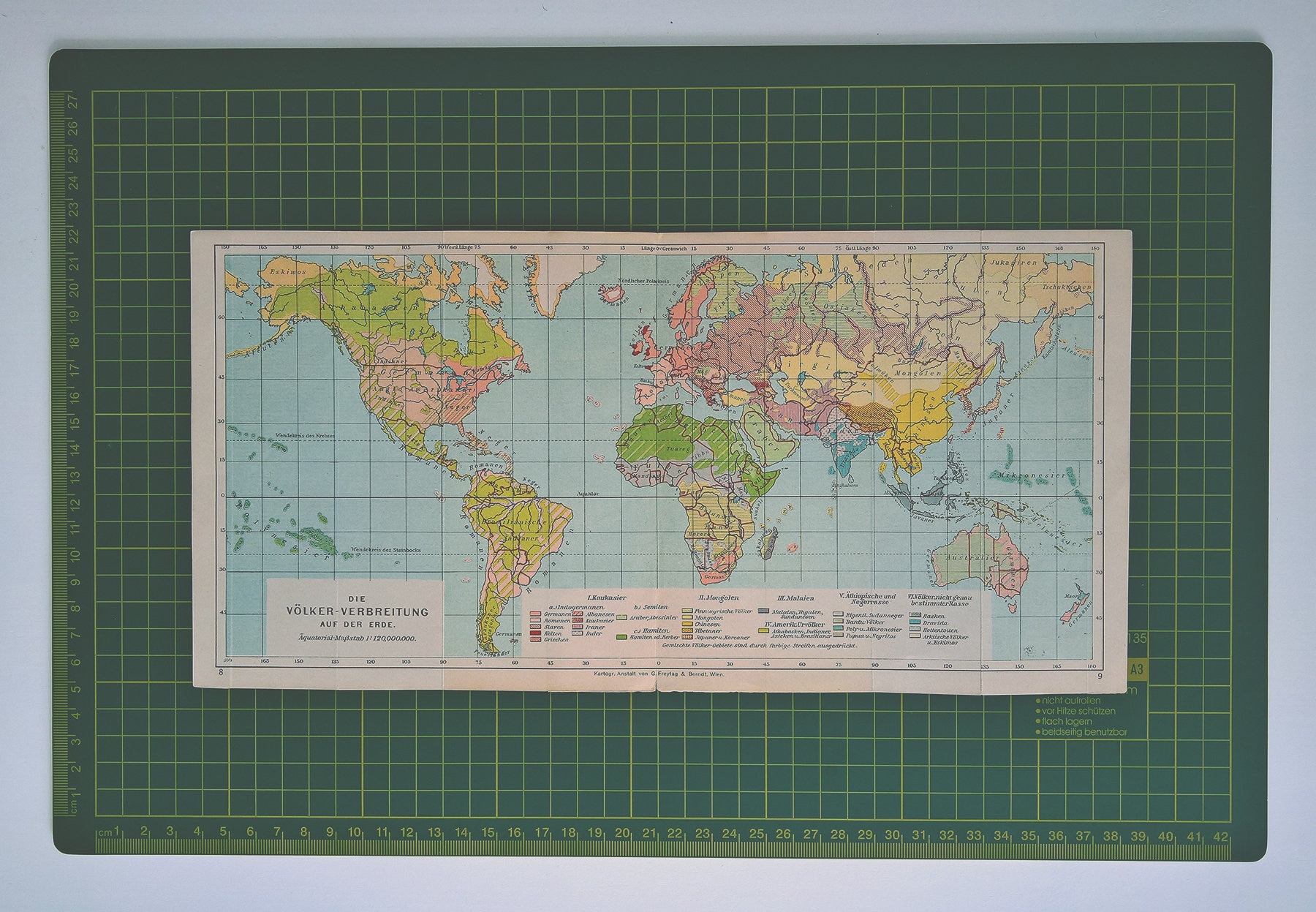 1915 world map
