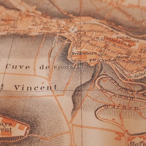 1908 Vintage Laon Map - Etsy