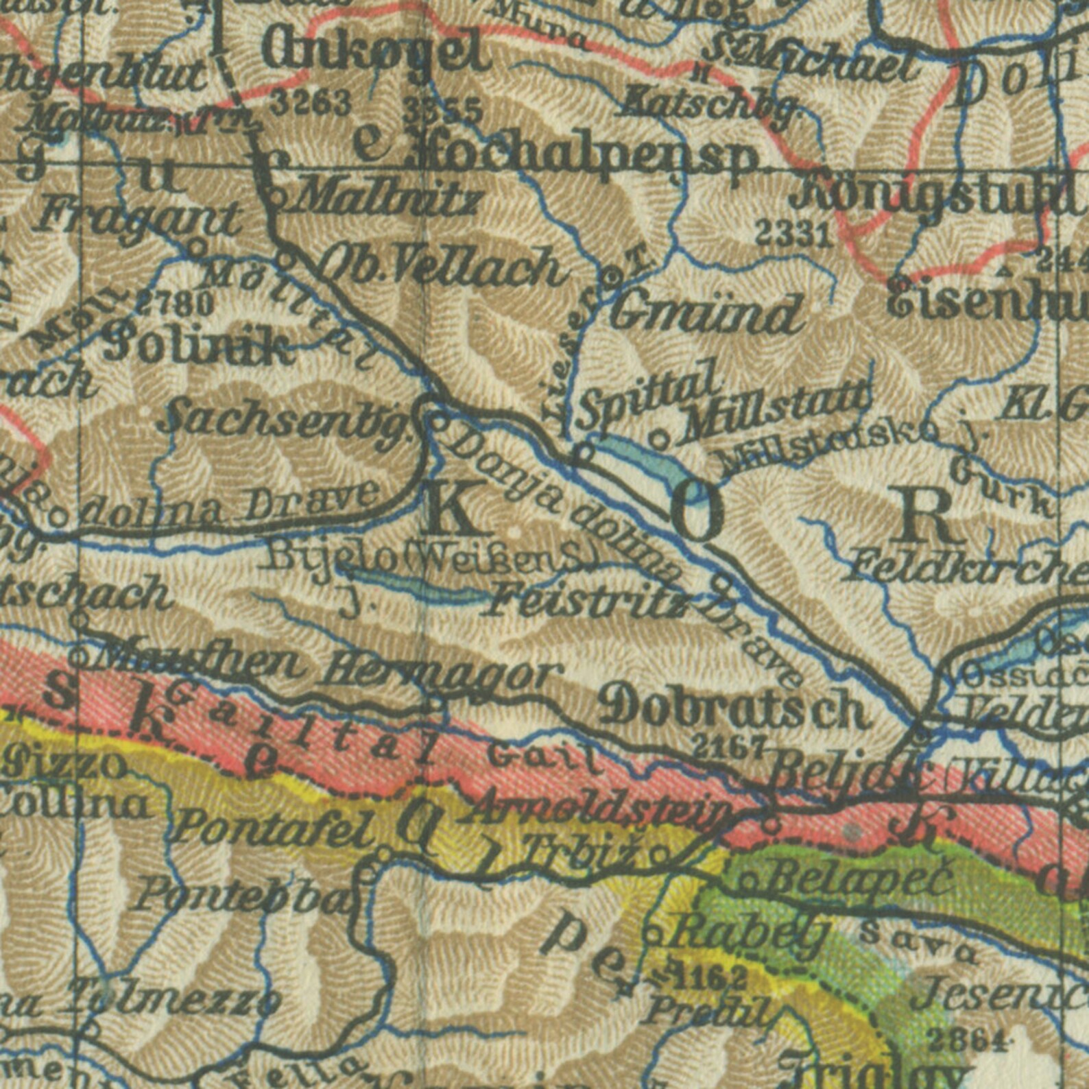 1938 Vintage Map of Austria - Etsy UK