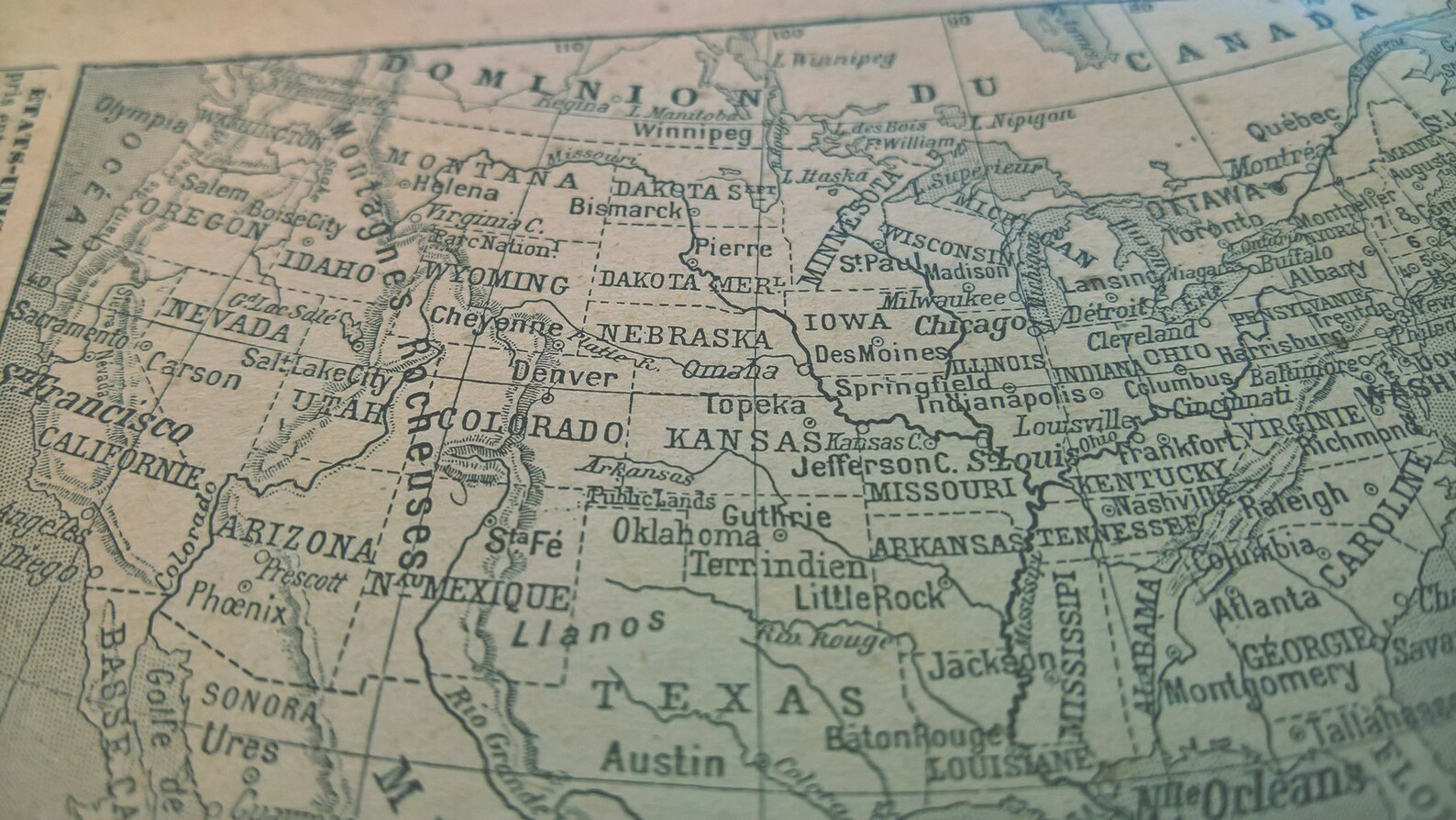 1893 Vintage Map of USA | Etsy