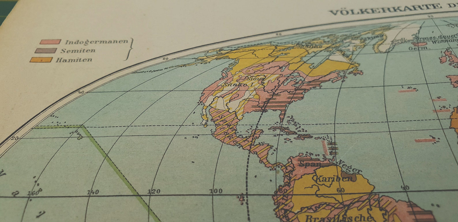 1900s Vintage World Population Map - Etsy
