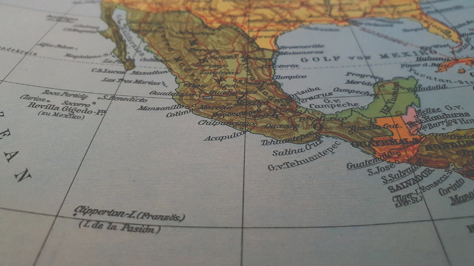 1936 Vintage North America Map - Etsy