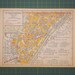 1950s Vintage Auteuil Map - Etsy