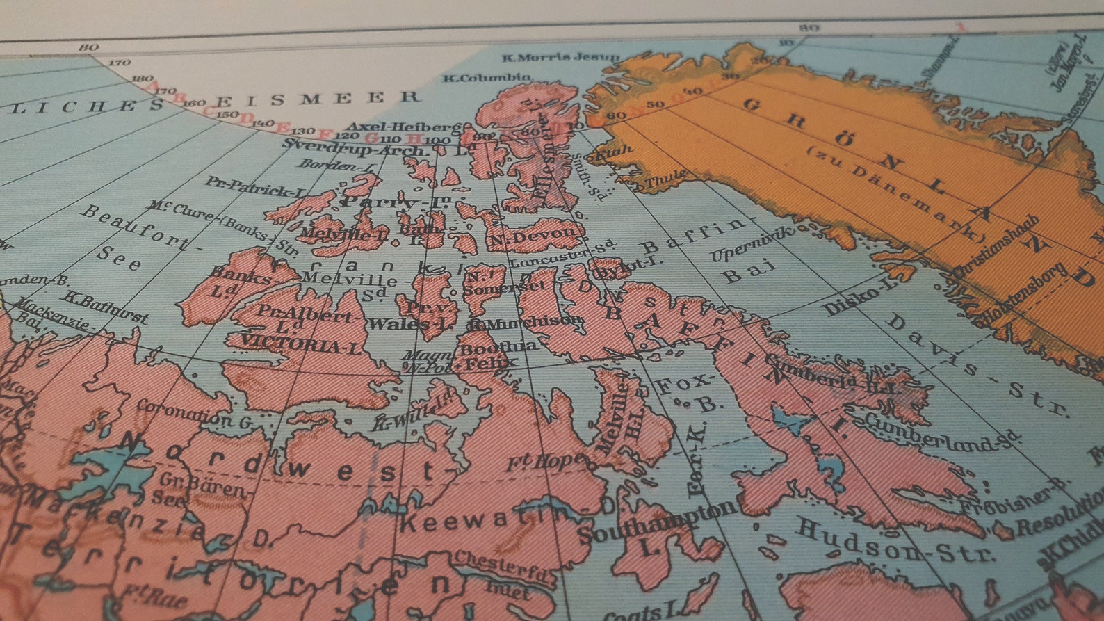 1936 Vintage North America Map - Etsy