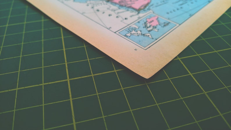 1956 Vintage Map of Asia | Etsy