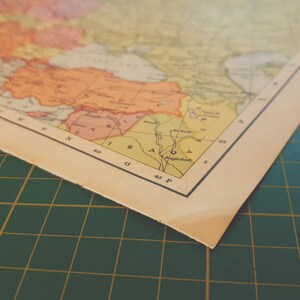 1950 Vintage Map of Europe - Etsy