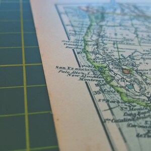 1931 Vintage USA Map - Etsy