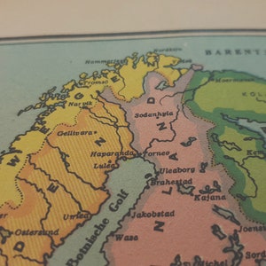 1941 Vintage Map of Europe After WW1 - Etsy