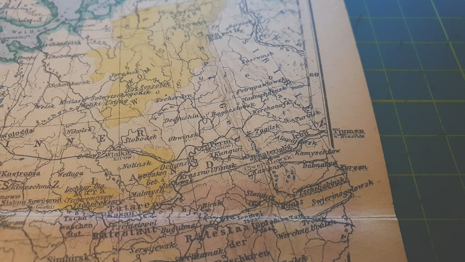 1943 Vintage Map of Russia - Etsy