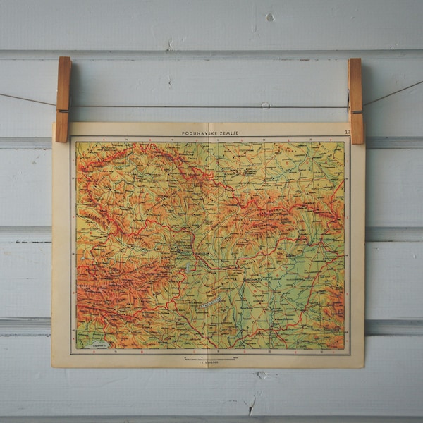 Europe Map - Etsy