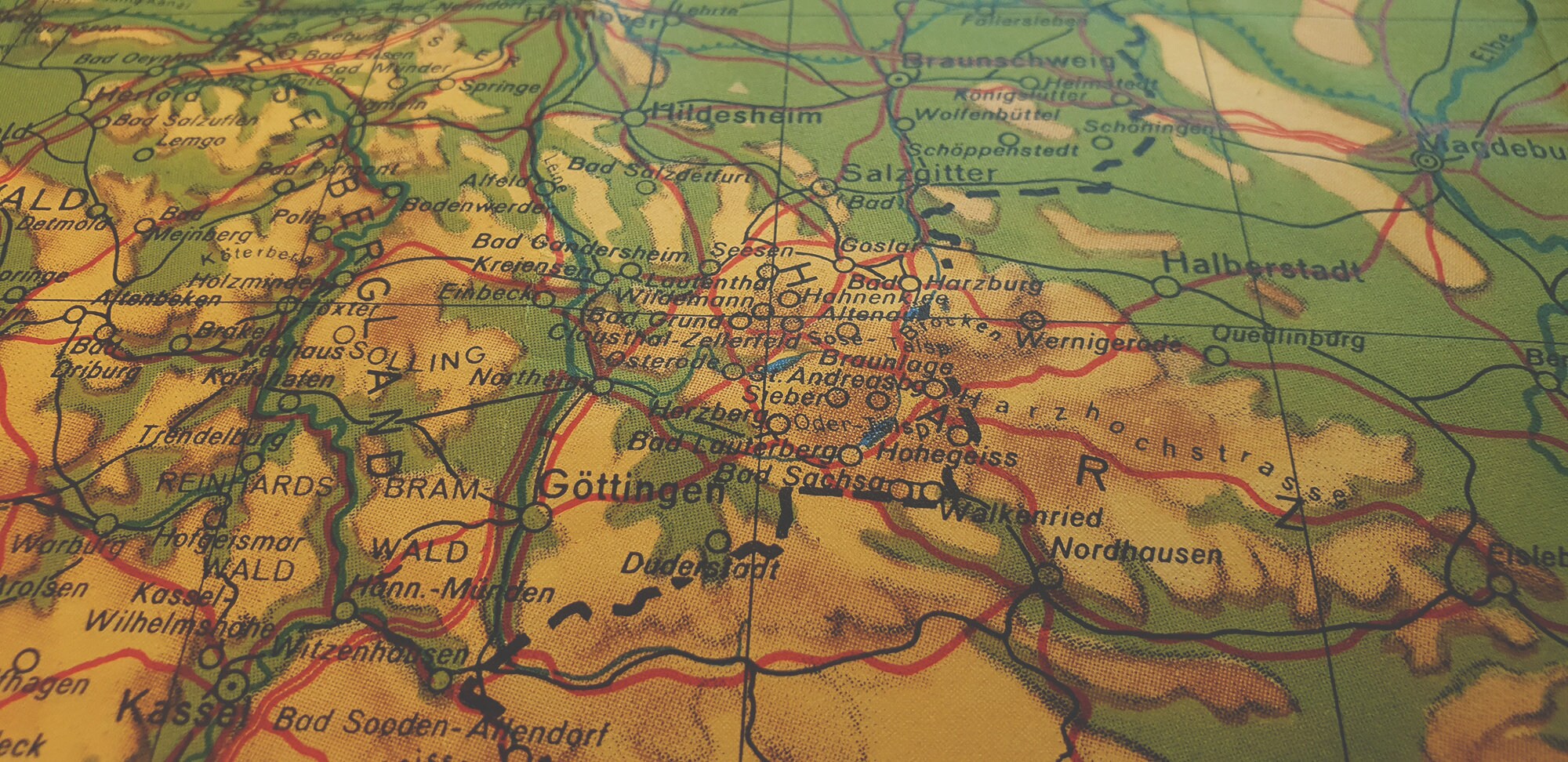 1950s Vintage Map of Germany | Etsy