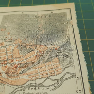 1912 Vintage Pyatigorsk & Kislovodsk Map - Etsy