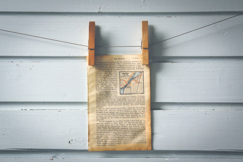 1912 Vintage Imatra Map - Etsy