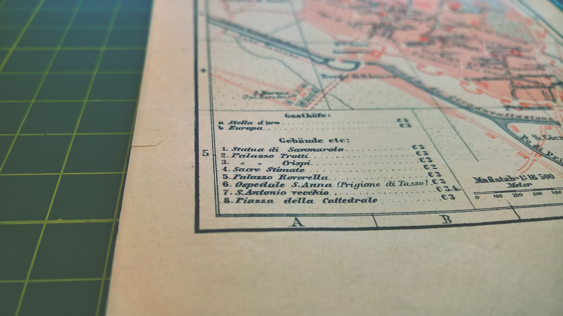 Galleria 9 Colonne Ferrara Italy Map